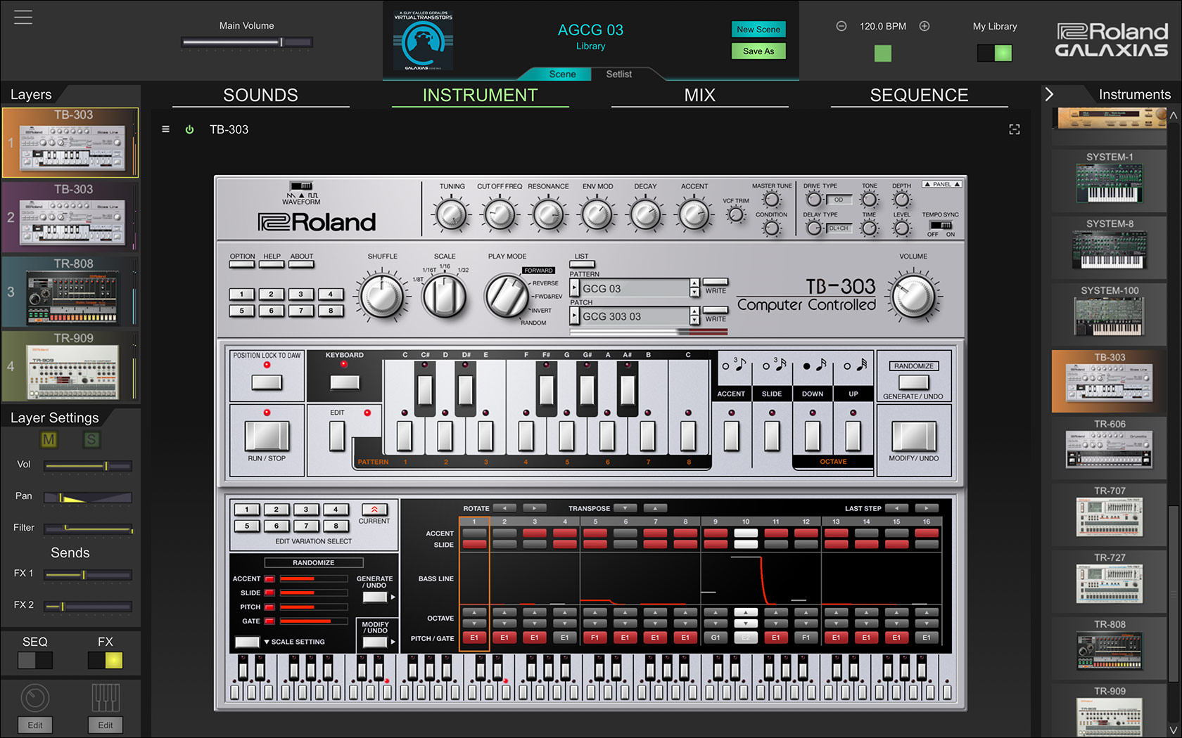 Roland - A Guy Called Gerald’s Virtual Transistors | GALAXIAS Scene Pack