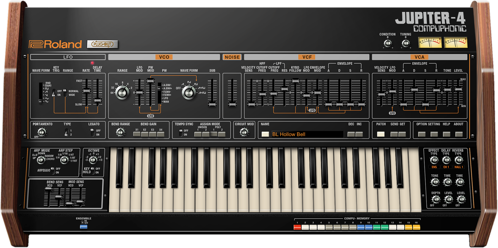 Roland - JUPITER-4 | Software Synthesizer