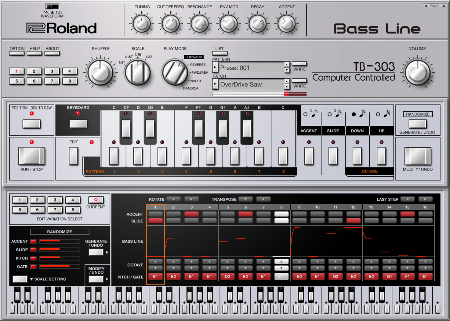 Roland TB 303 Software Bass Line Roland TB 303 Software Bass Line