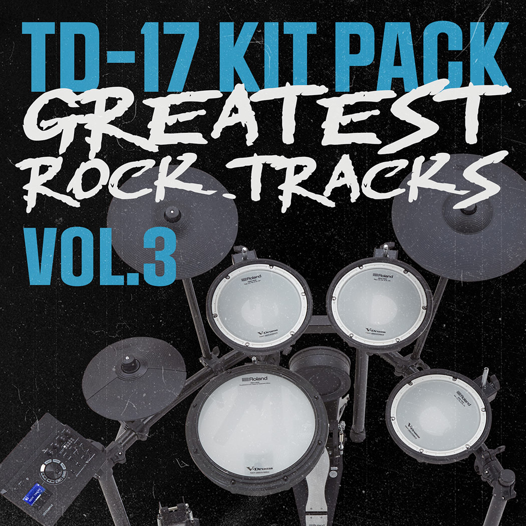 Roland - TD-17 Kit Pack: Greatest Rock Tracks Vol. 3 | V-Drums Kit Pack