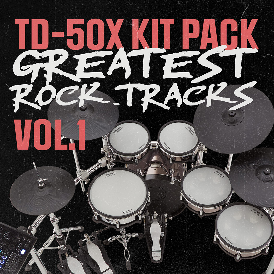 Roland - TD-50X Kit Pack: Greatest Rock Tracks Vol. 1 | V-Drums Kit Pack