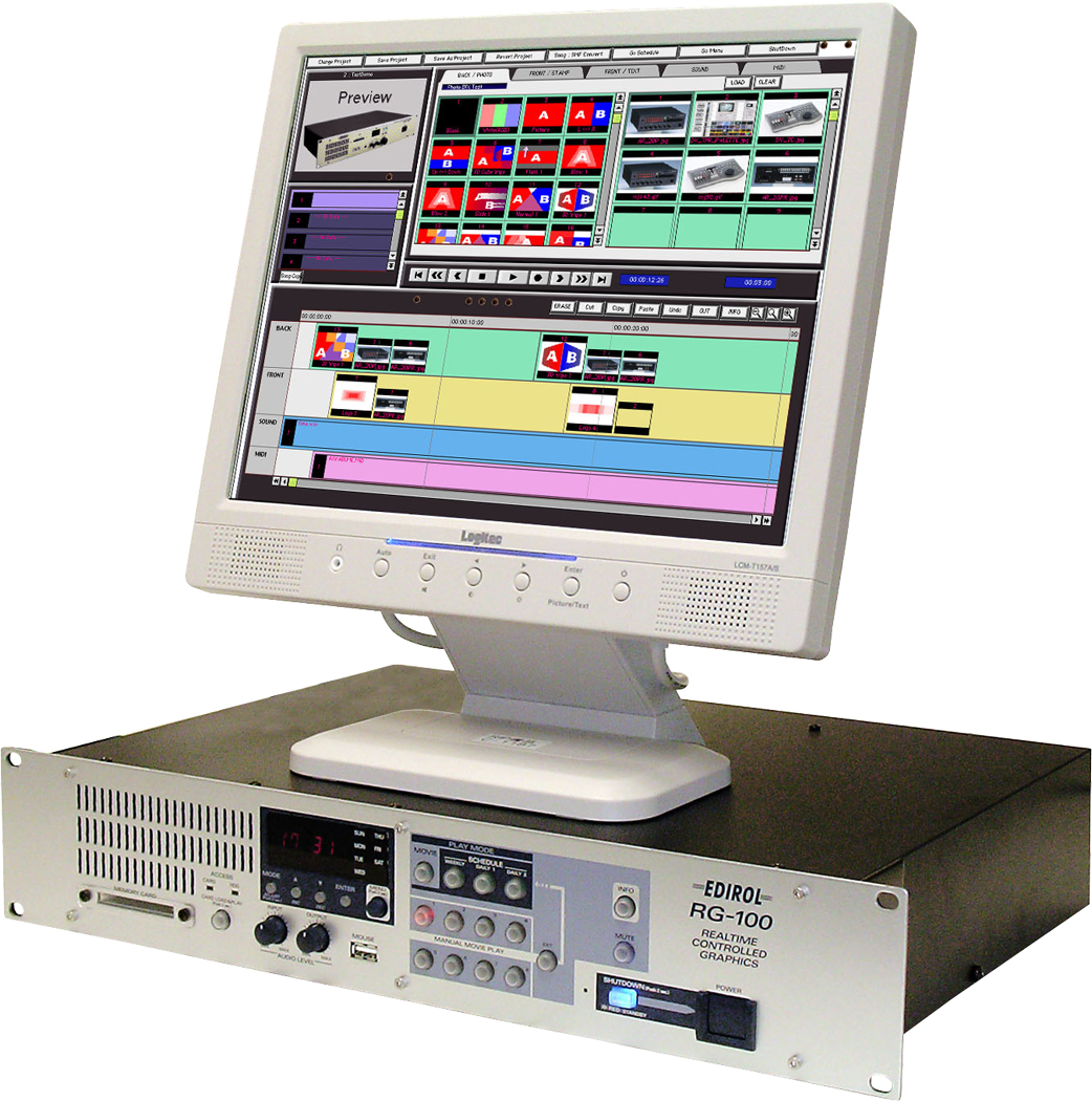 Roland Pro A/V - RG-100 | Realtime Graphics Presenter