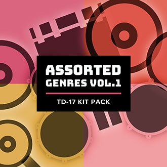 Roland - TD-17 Kit Pack: Assorted Genres Vol. 1 | V-Drums Kit Pack